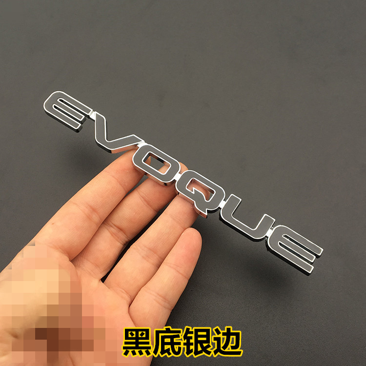 【Hottest Trends】EVOQUE Logo 3D Metal Tail Emblem Badge Auto Exterior ...