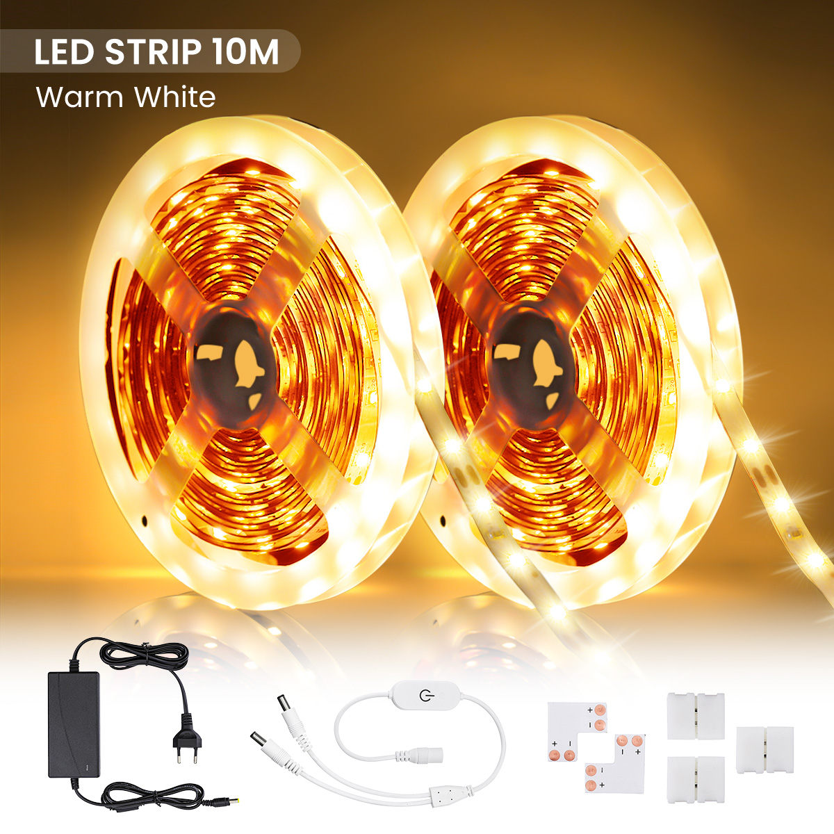 GLIME brand Premium 2 plate 10 meter monochrome Tools DIY 3528 light ...