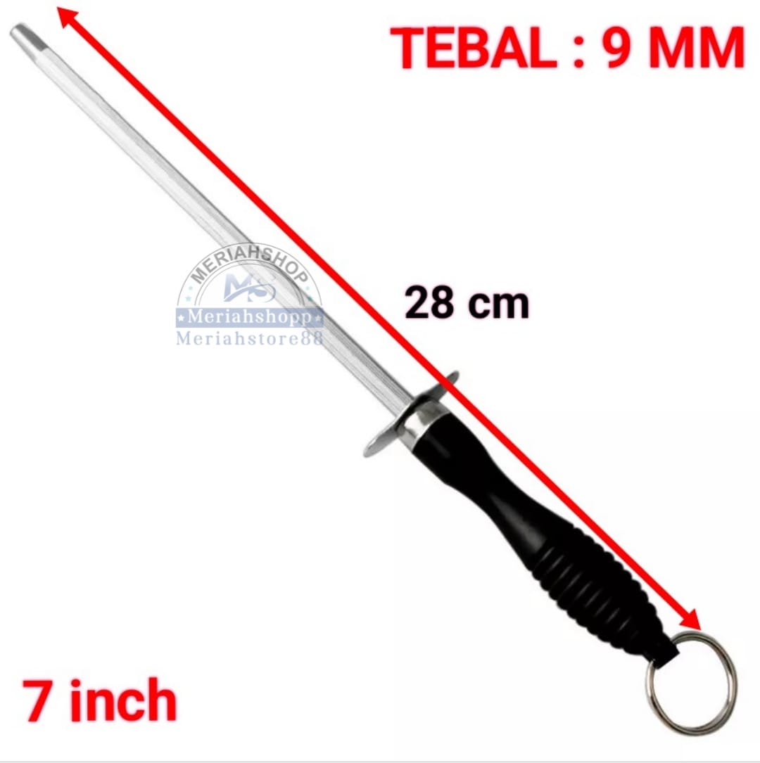 Stick Stik Pengasah Golok (10 inch 38cm) Asahan Pisau Pedang Baja Knife ...