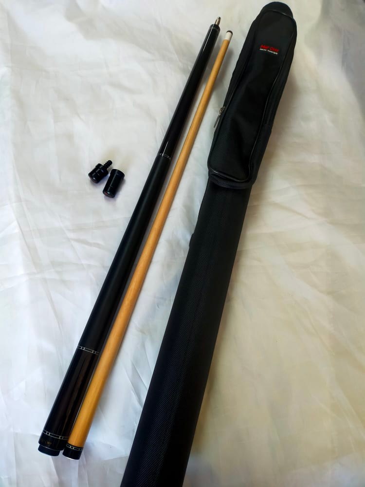 MIT CUES CUE STICK BLACK WITH 1X2 HARDCASE WITH JOINT PROTECTOR | Lazada PH