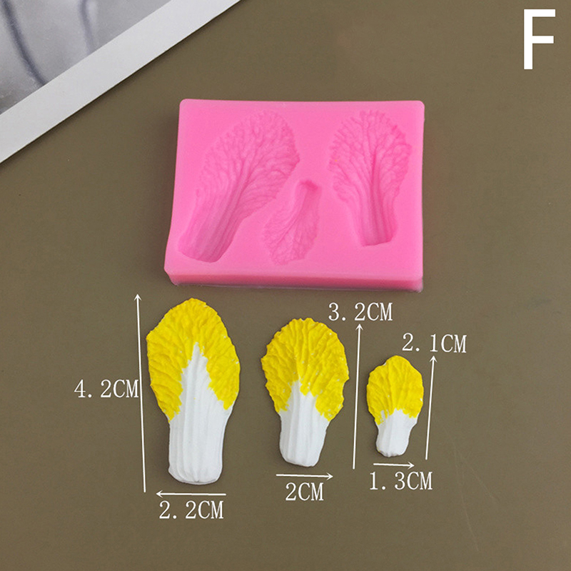 Leaves Flowers Embossed Prints Frozen Fondant Cakes Silicone Molds DIY ...