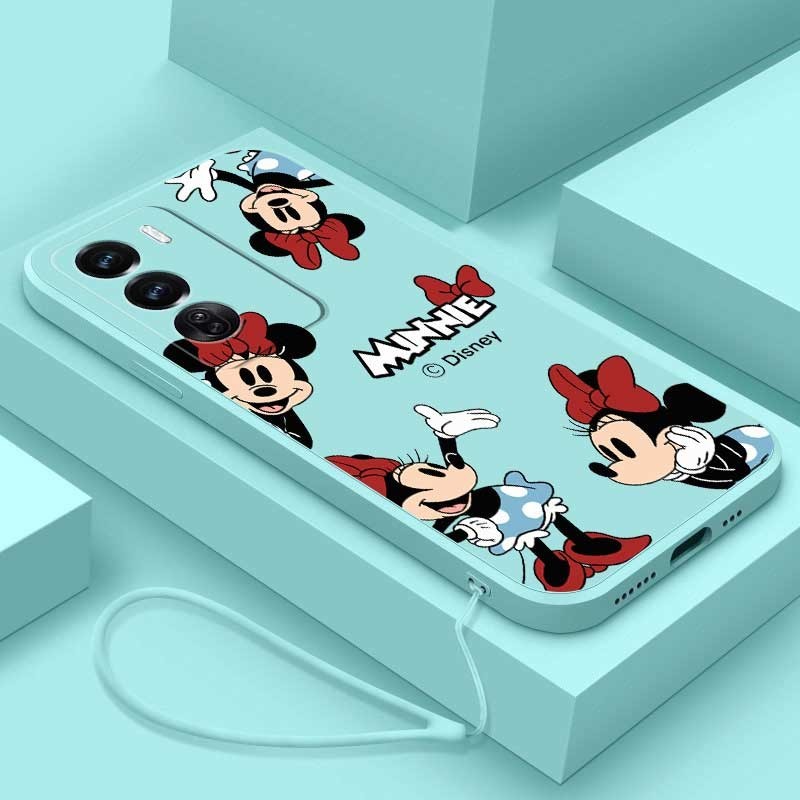 Vivo Y200 Y19s Case Cartoon Minnie Phone Cases Original Soft Square ...