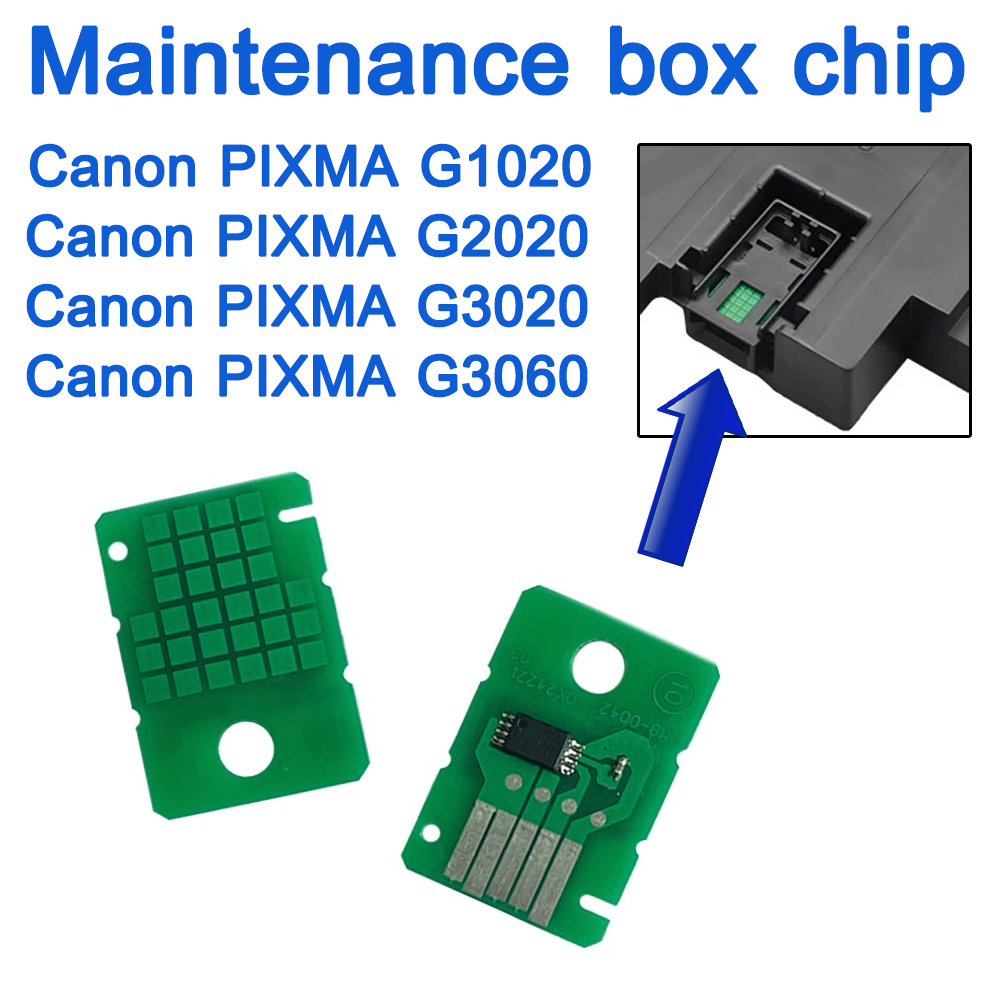 ชิป สำหรับ กล่องซับหมึก MC-G02 Maintenance box chip For Canon PIXMA ...