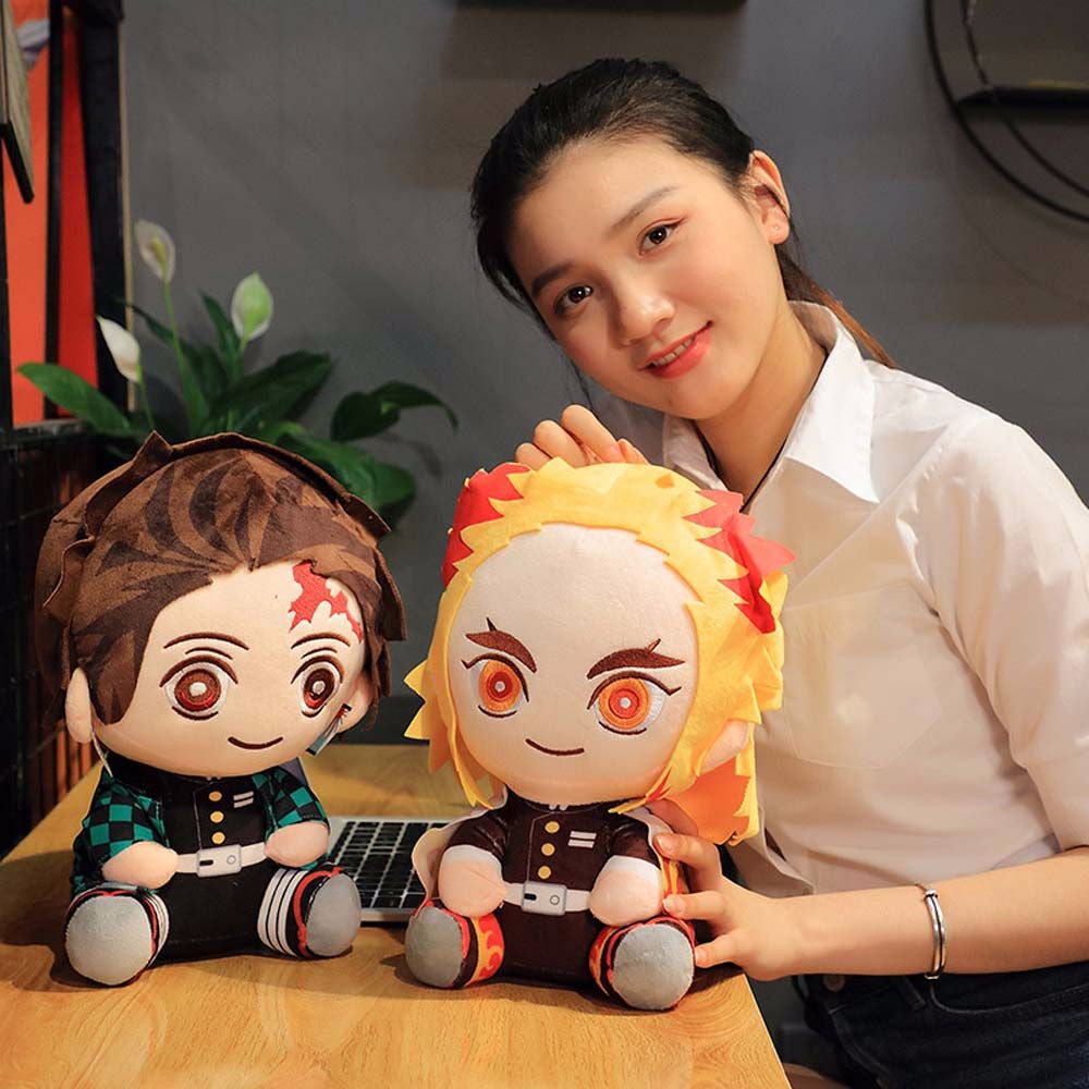 Figure Cartoon Agatsuma Zenitsu Pillow Kamado Nezuko Kamado Tanjirou ...