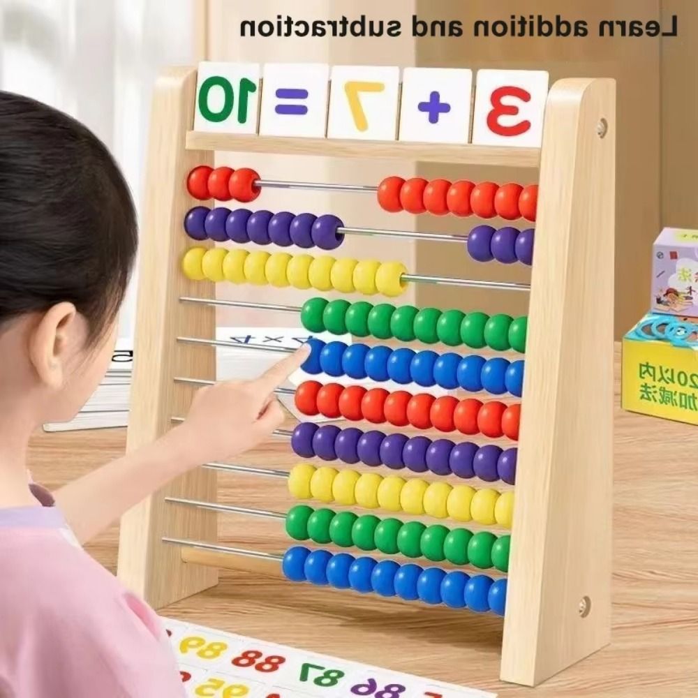 Calculation Bead Calculating Beads Wooden Educational Counting Toy ...