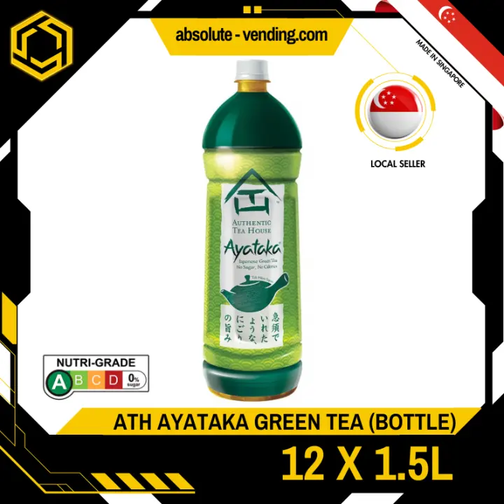 AUTHENTIC TEA HOUSE AYATAKA Green Tea 1.5L X 12 (BOTTLE) | Lazada Singapore