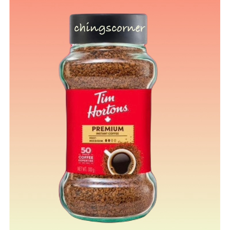 TIM HORTONS Premium Instant Coffee, Big bottle, 300g, Canada, Expiry ...