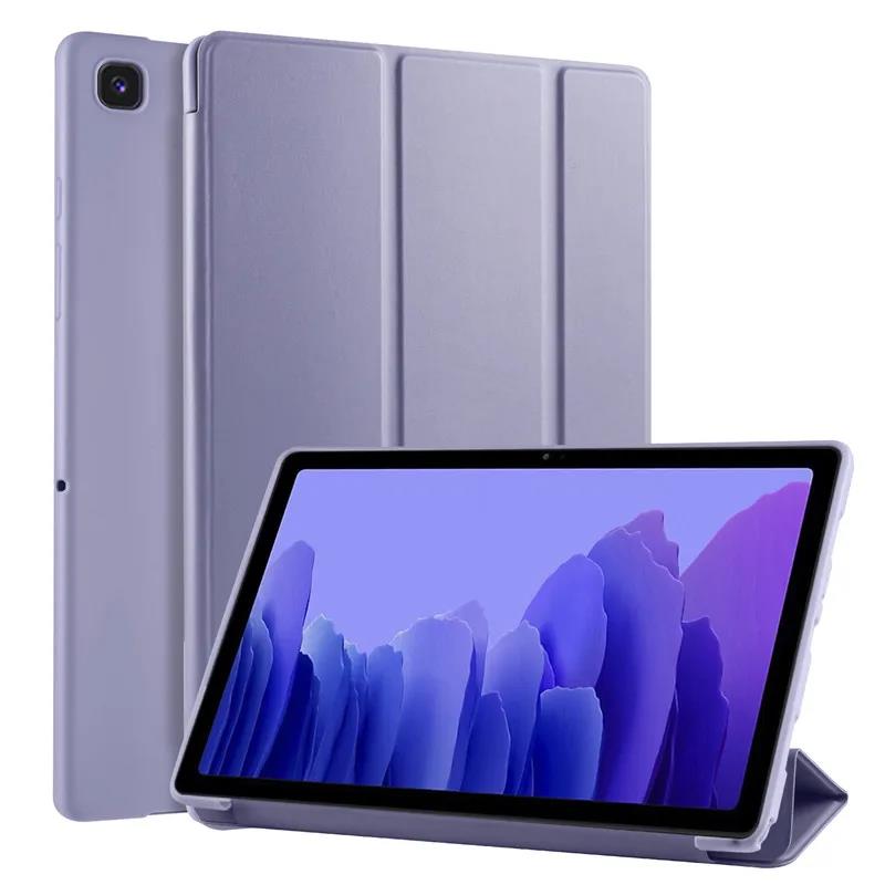 For Galaxy Tab A7 SM T500 Case Folding Stand Magnetic Soft Silicone ...