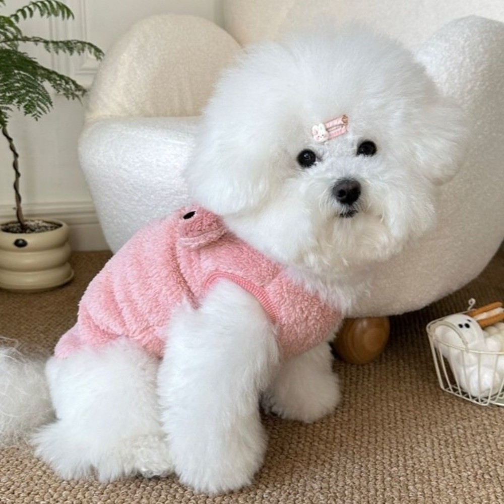 New Soft Plush Dog Sweater Teddy Style Cute Dog Piggy Pattern Cat ...