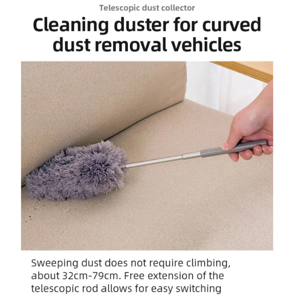 Extendable Duster - Retractable Handle for Easy Storage and Use | Daraz.lk