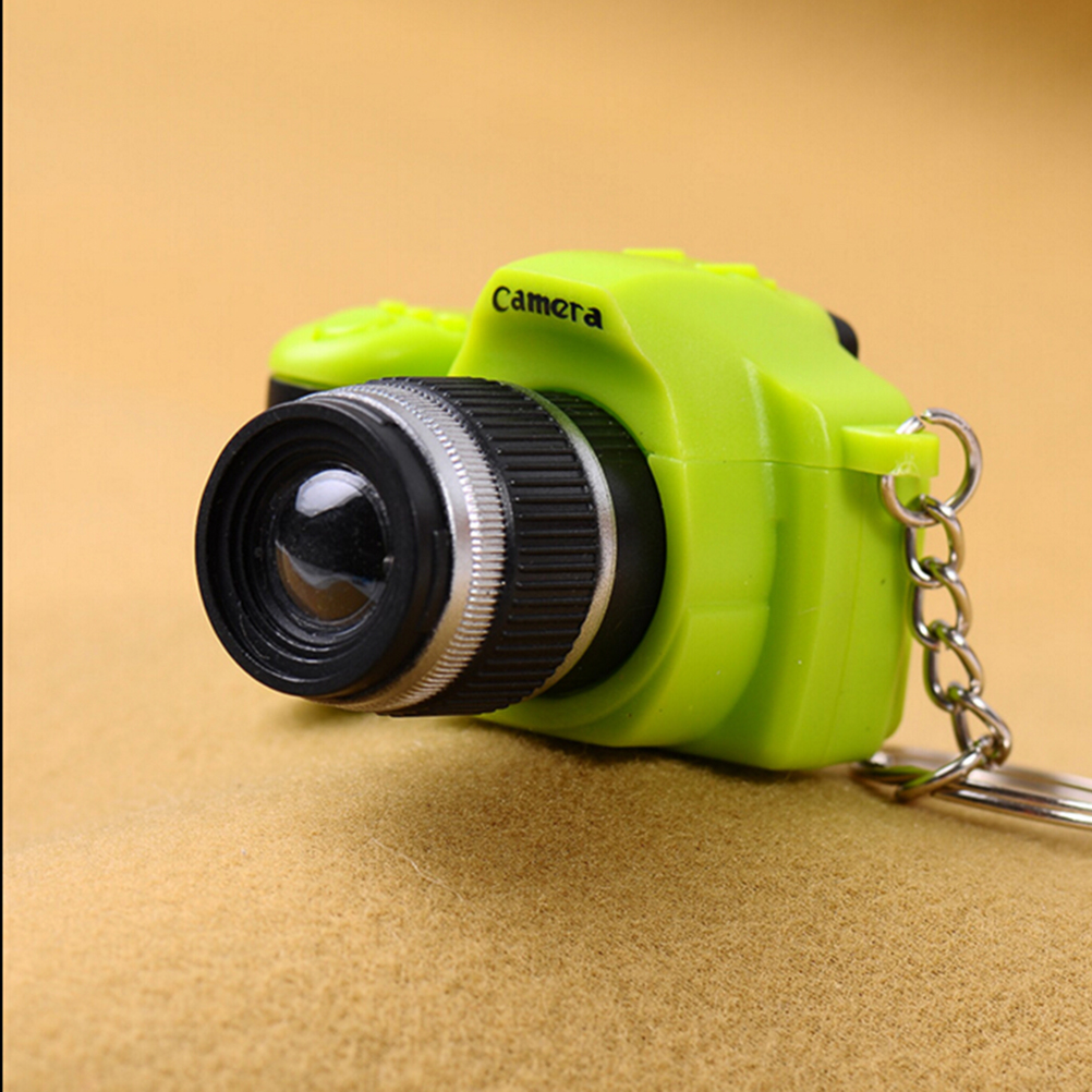 Cute Mini Toy Camera Charm Keychain With Flash Light&Sound Effect Gift ...