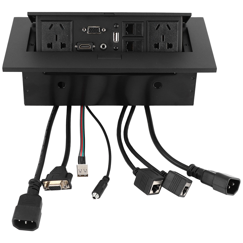 K514 Standard Multimedia Desktop Universal Power Tabletop Socket HDMI ...