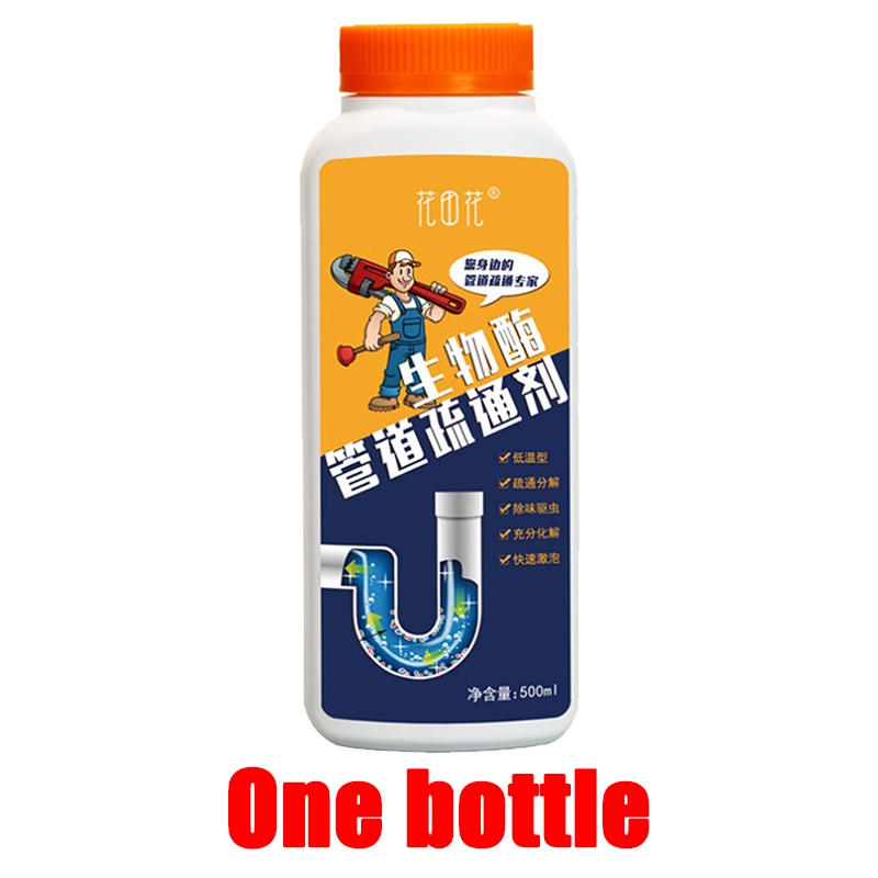 Pipe Dredging Agent Dissolve blockage Toilet Sink Unclog Cleaner ...