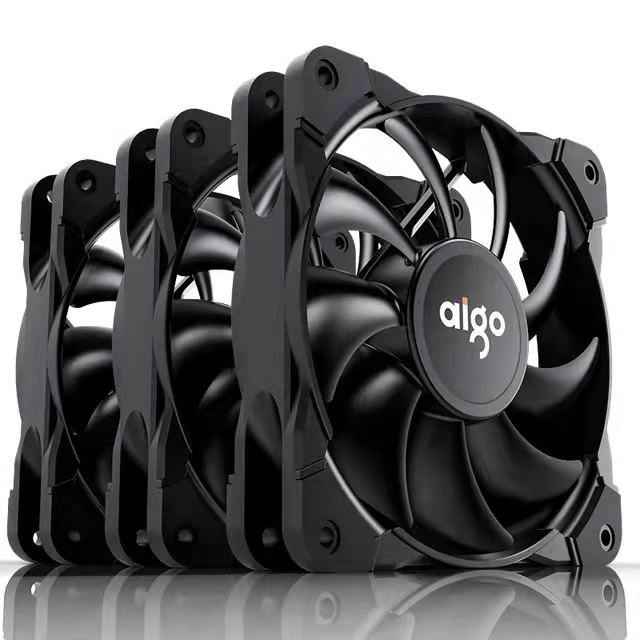 Aigo Fan Case 120mm T3 Cooling Fans PWM 4PIN Quiet Computer Case Fan ...