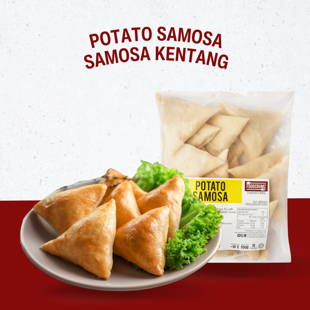 Potato Samosa Kentang Halal Frozen | Lazada Singapore