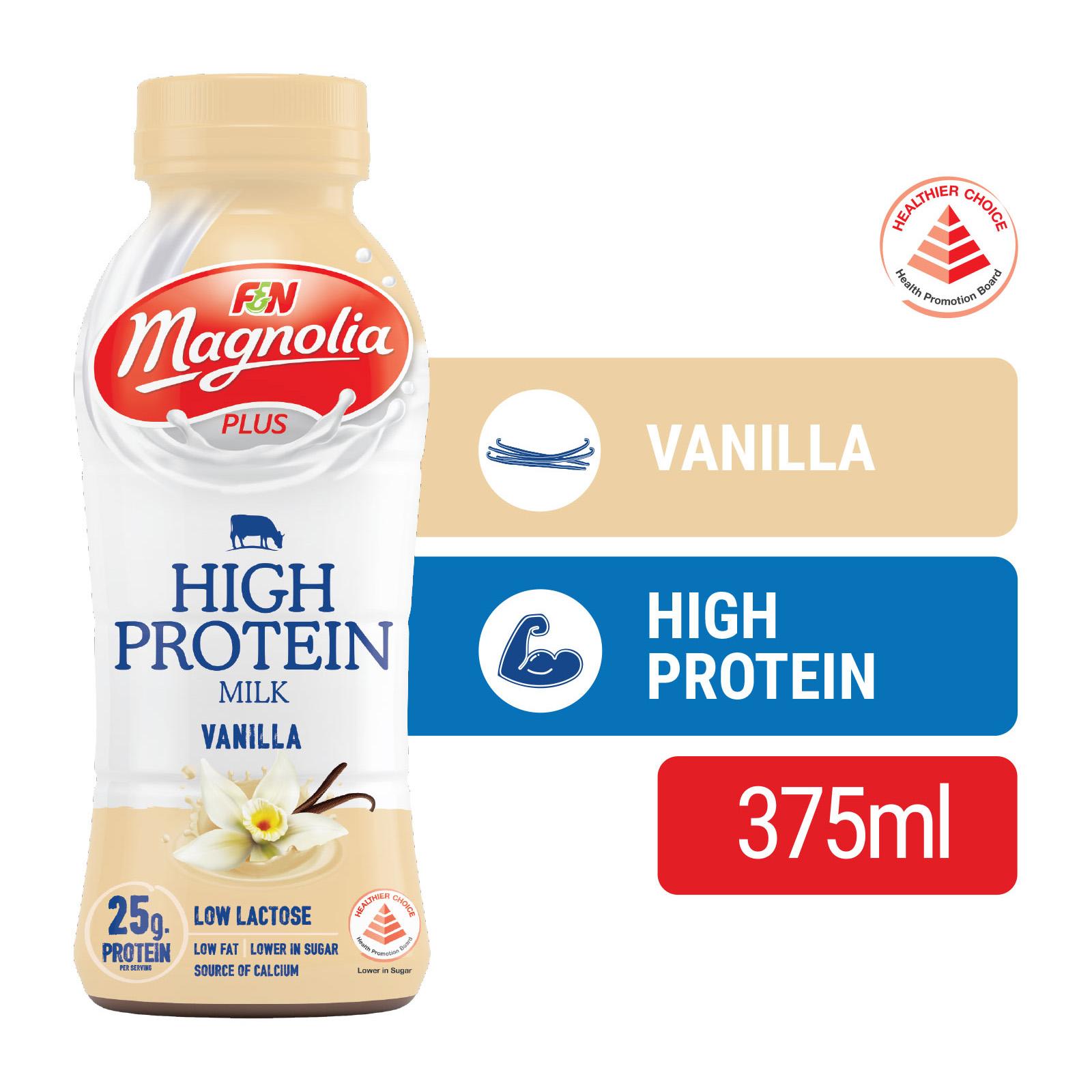 Magnolia PLUS High Protein Vanilla Milk 375ML | Lazada Singapore