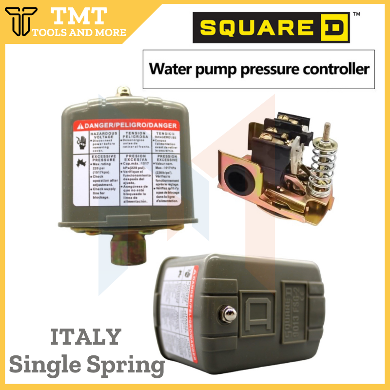 ITALY Square D Pressure Switch Heavy Duty Water Pump Switch / Tank ...