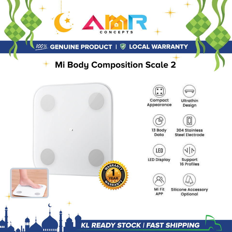 Mijia Smart Weight Scale 2 BMI Body Composition Fat Bluetooth Balance ...