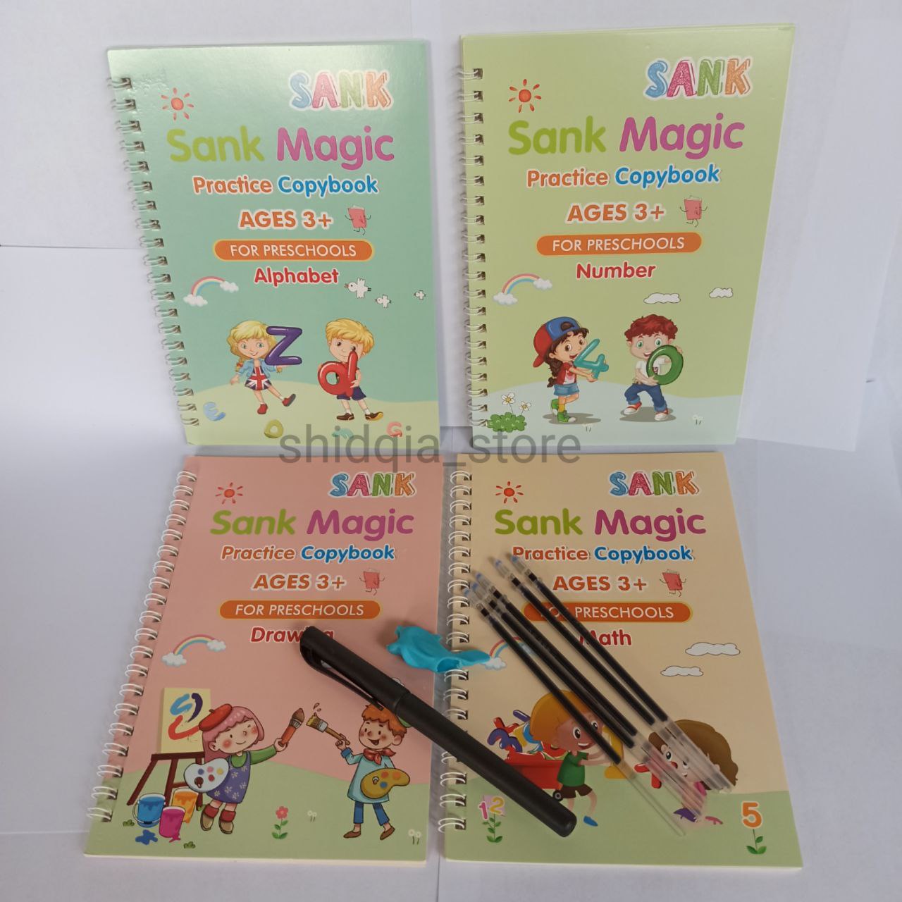 Sank Magic Book Practice Copybook 1set + pen & refill Buku Latihan ...