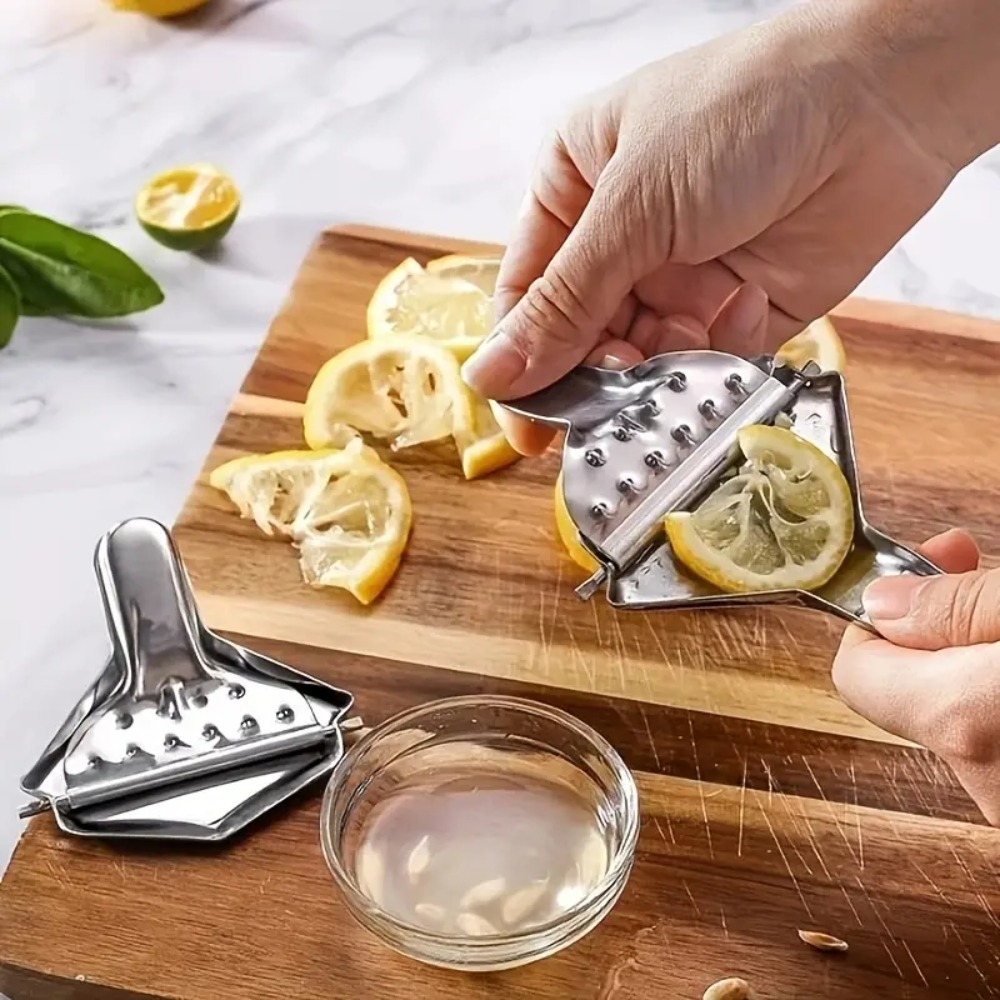 Household Hand Press Stainless Steel Lemon Tongs Rustproof Manual ...