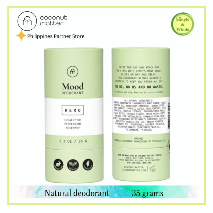 Coconut Matter Mood Natural Deodorant 35g | Lazada PH