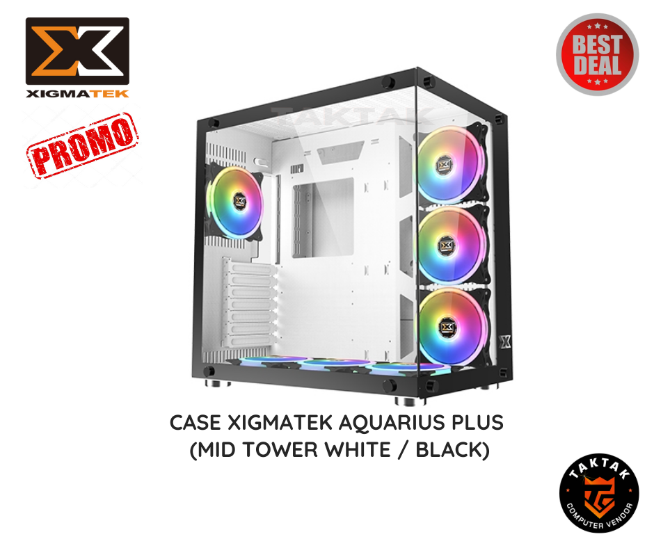 XIGMATEK AQUARIUS PLUS BLACL/BLACK GAMING CASE | Lazada PH