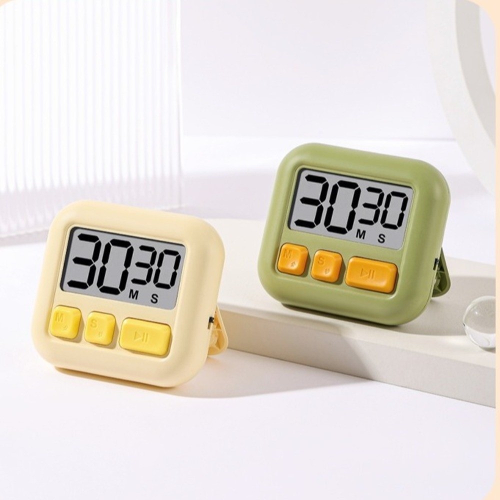 Practical LCD Digital Kitchen Timer Countdown Stopwatch Digital Timer Multifunctional Alarm ...