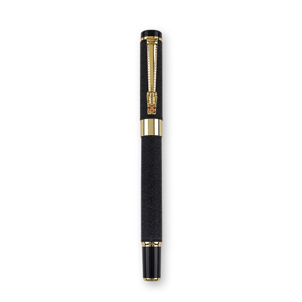 School Supplies Office Stationery Frosted Black Dragon Ink Pen Business ...
