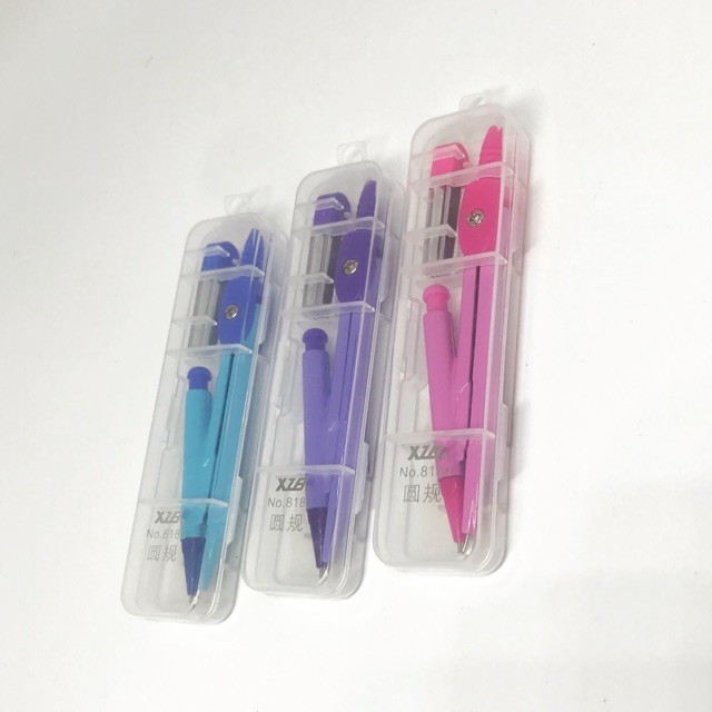 Alat tulis: XZB Student Compass With Mechanical Pencil / Kompas Belajar ...