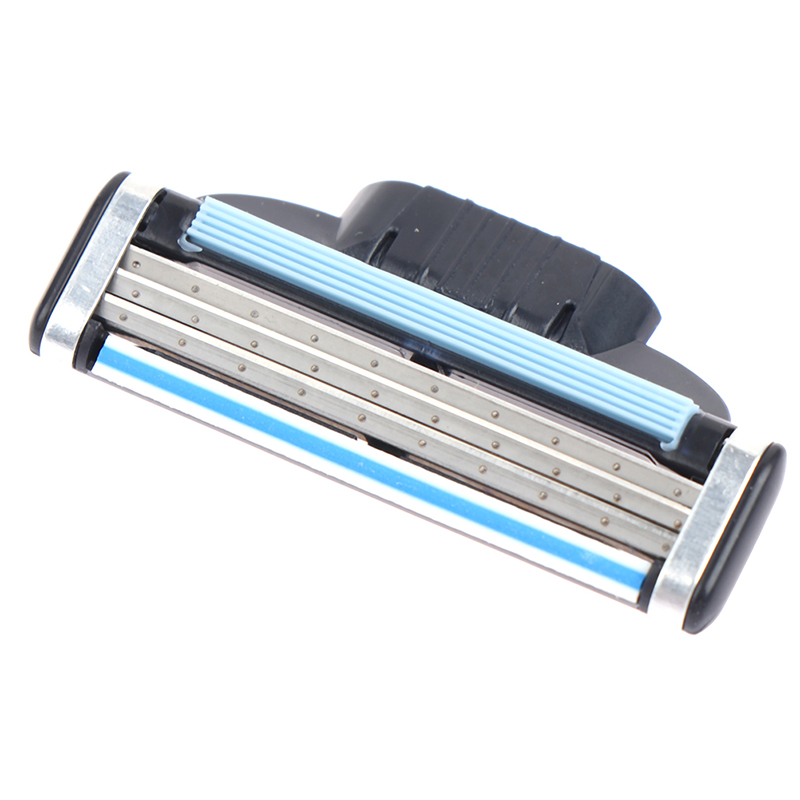 4Pcs Men Razor Blades for Mach 3 Shaver Shaving Cartridges Refill ...