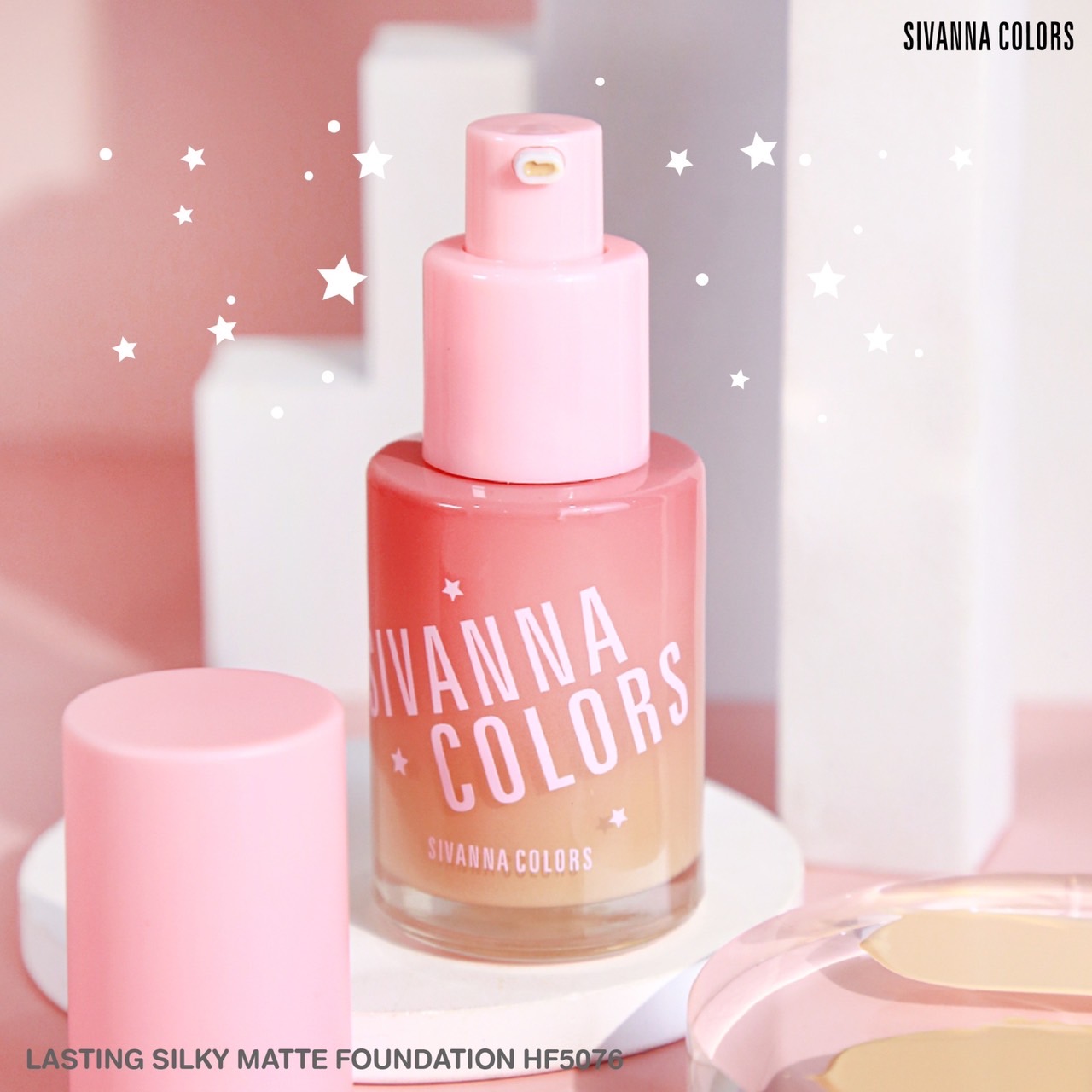 + HF5076 + SIVANNA LASTING SILKY MATTE FOUNDATION ซิเวนน่า ซิลกี้ แมทท์ ...