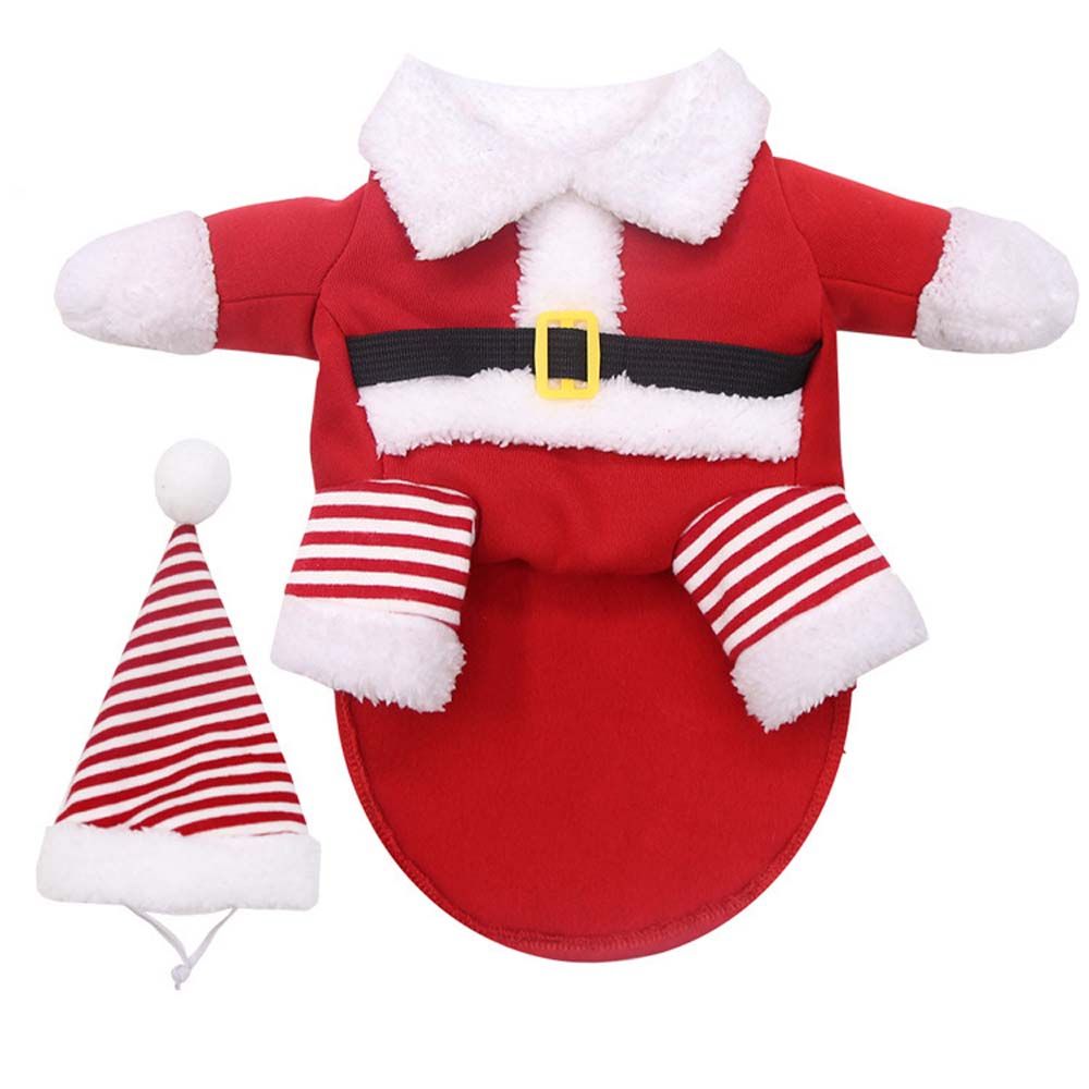 Funny Cute Santa Claus For Large Dogs Cat Clothing Pet Clothes Cosplay ...