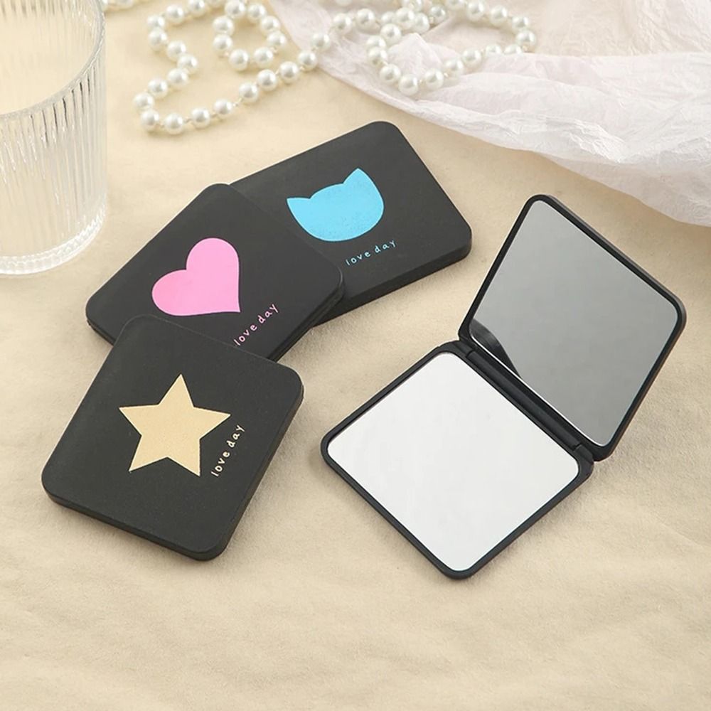 New Compact Makeup Mirror Portable Foldable Pocket Cosmetic Mirror Mini ...