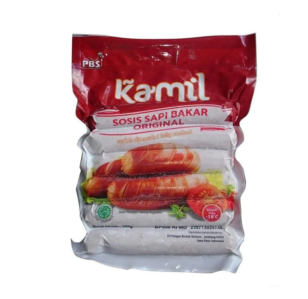 SOSIS SAPI BAKAR KAMIL ORIGINAL 500 GRAM ISI 10 MAKANAN OLAHAN | Lazada ...