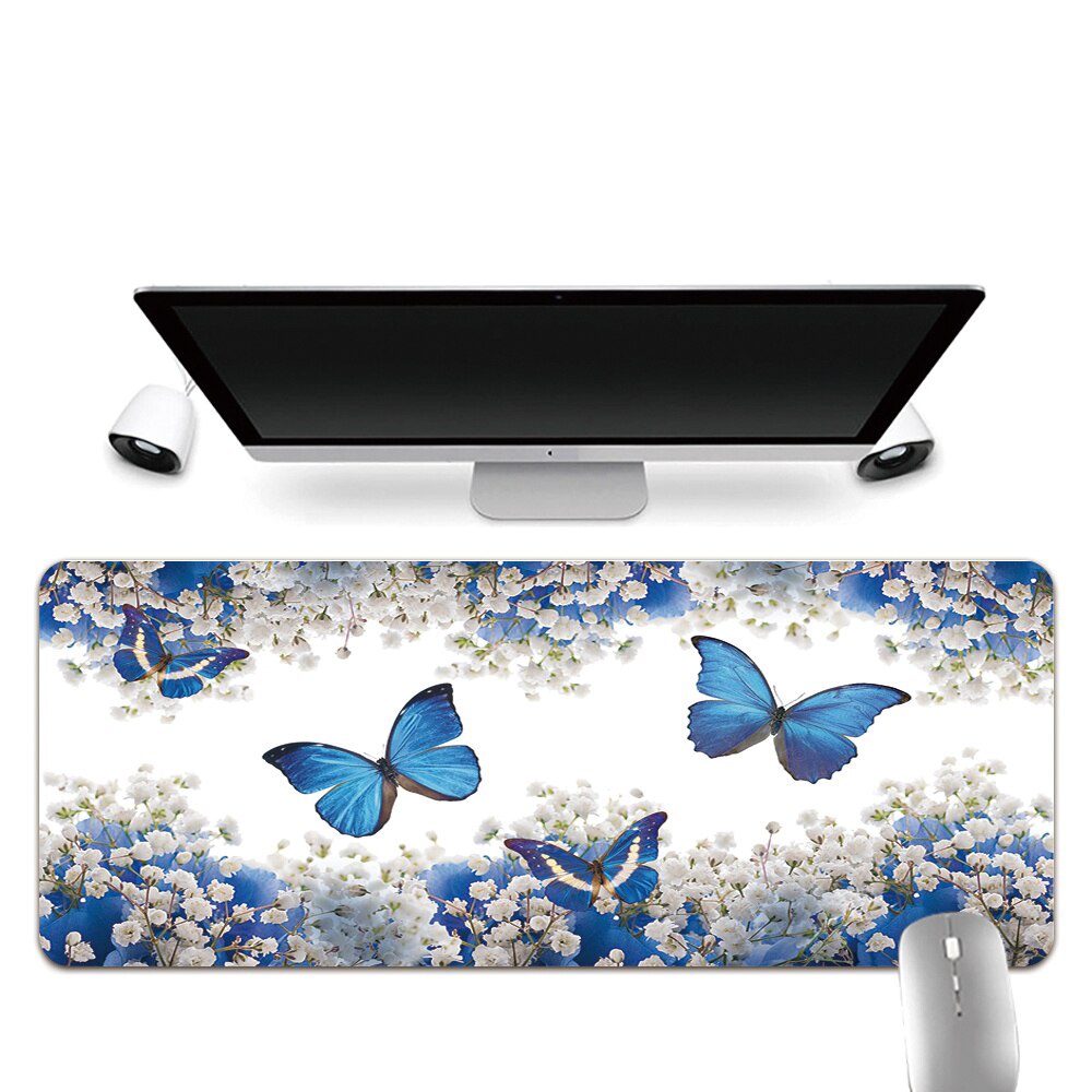 Gaming Mouse Pad Large Keyboard Cover Waterproof PU Leather Computer ...