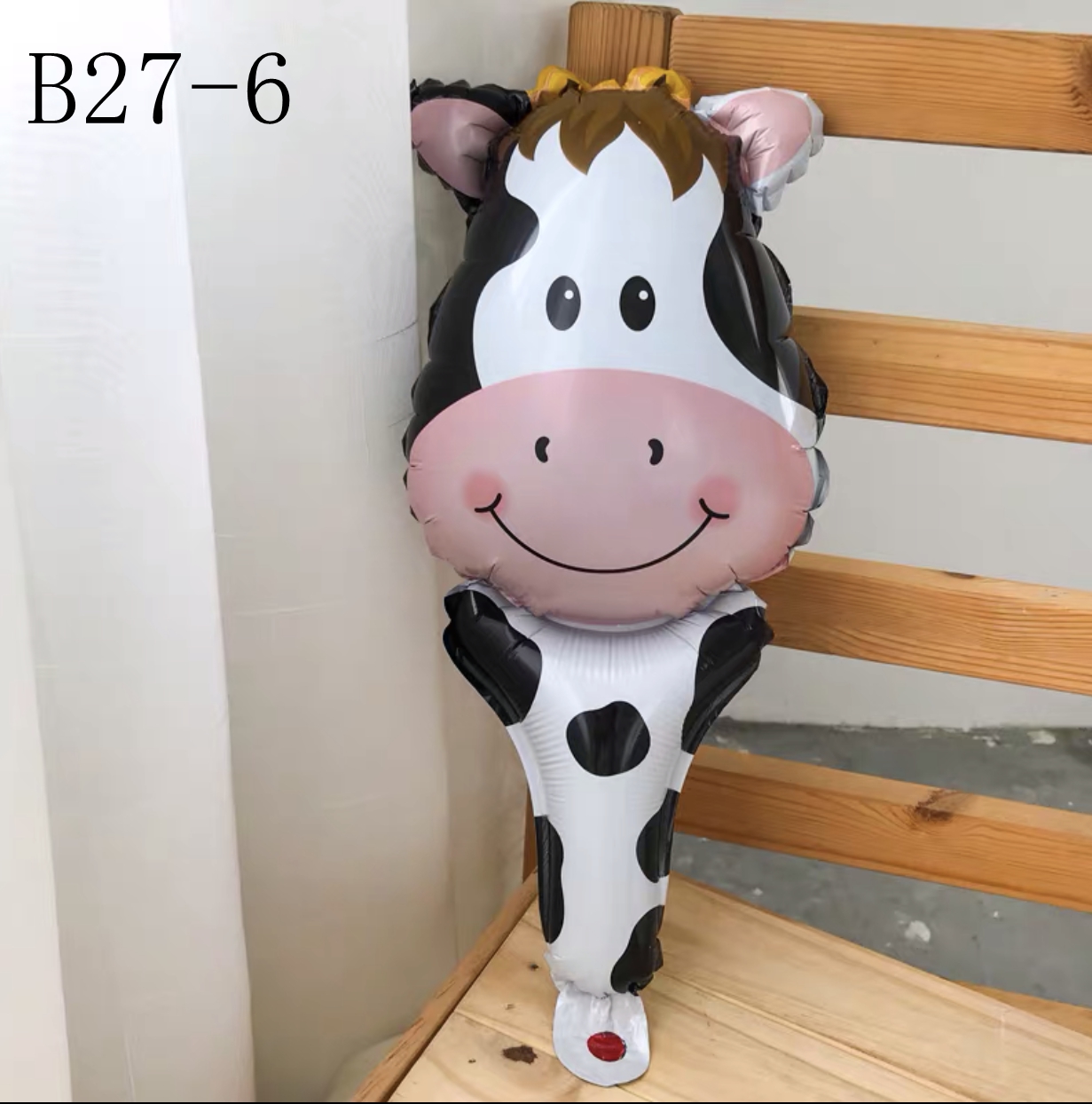 B27 E3-26 zoo animal lion tiger giraff monkey zebra cow foil handheld ...