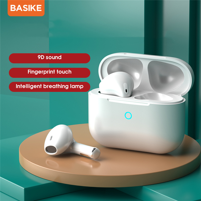 【ส่งจากไทย⚡️】BASIKE หูฟัง บลูทูธ Bluetooth Earphone หูฟัง ไร้สายหูง หู ...