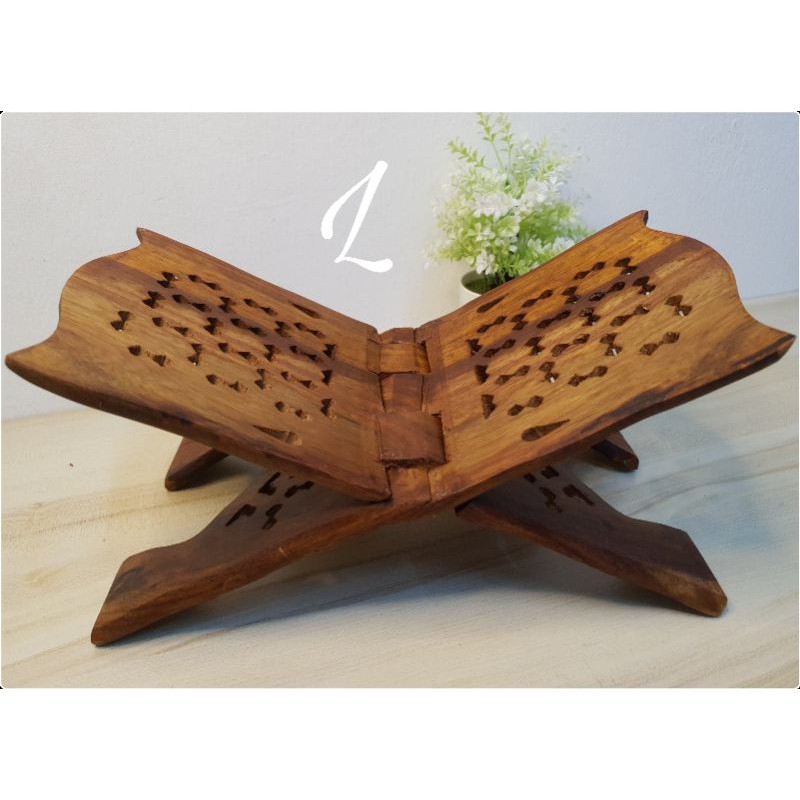 Rehal Al Quran Kayu/ Rehal Lipat / Rehal tembaga | Lazada