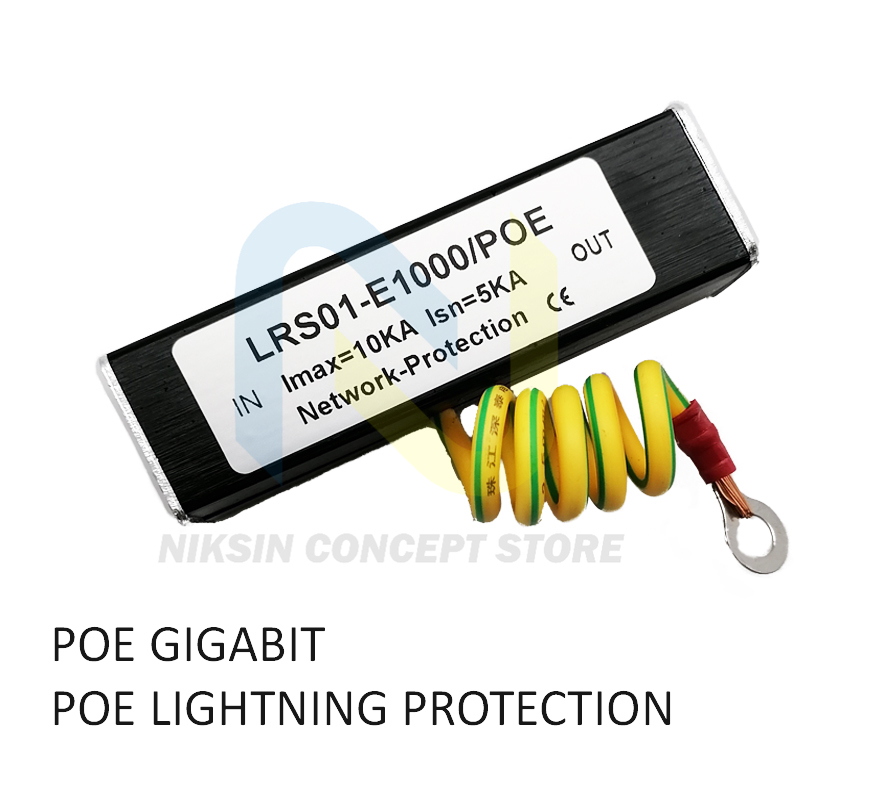 LAN & IP Camera Network RJ45 Surge Protector POE Gigabit Poe Network ...