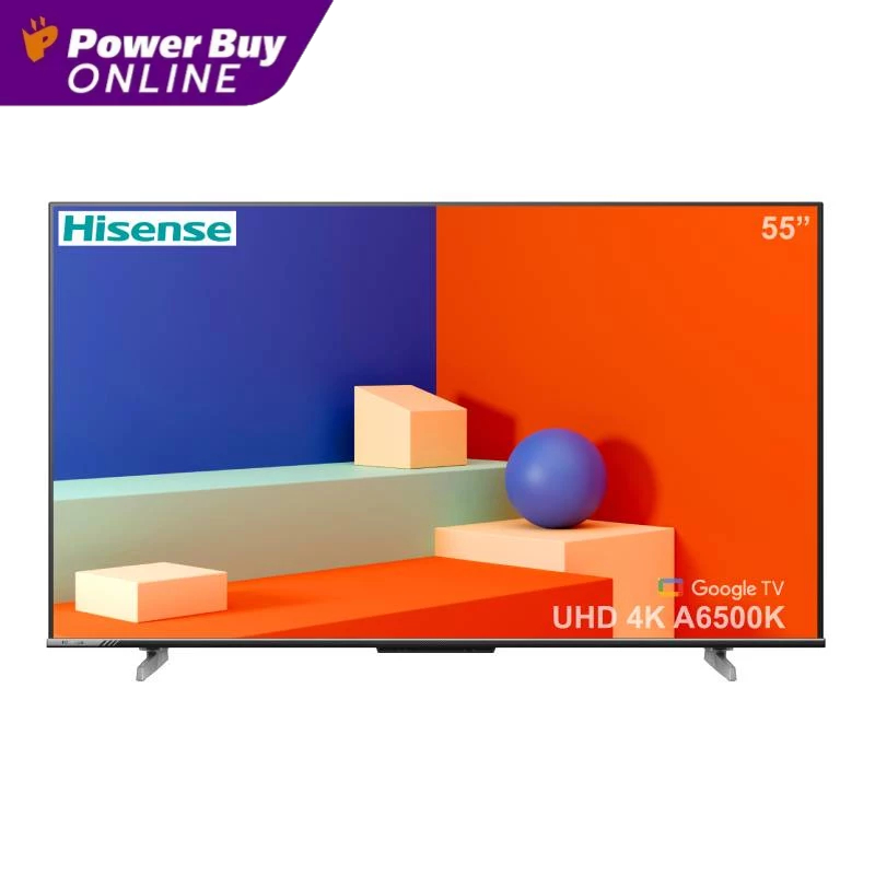Hisense ทีวี 55A6500K Google TV 55 นิ้ว 4K UHD LED รุ่น 55A6500K ปี ...