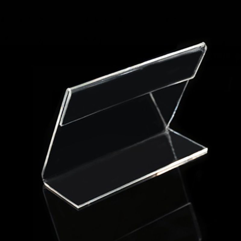 Clear Plastic Table Sign Price Tag Label Display Paper Promotion Card ...