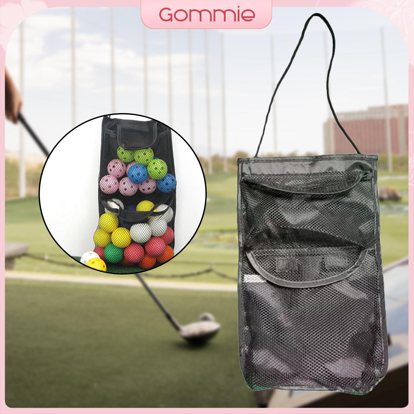 Gommie Golf Ball Bag Mesh Balls Collector Golf Ball Mesh Bag for Gym ...