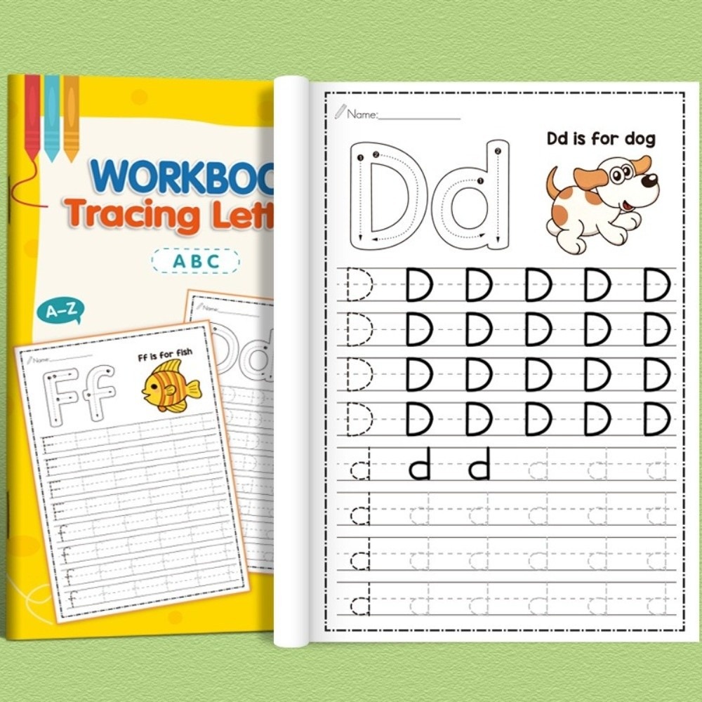Exercise Book 26 Letters Montessori Learning Teaching Aids A-Z ...