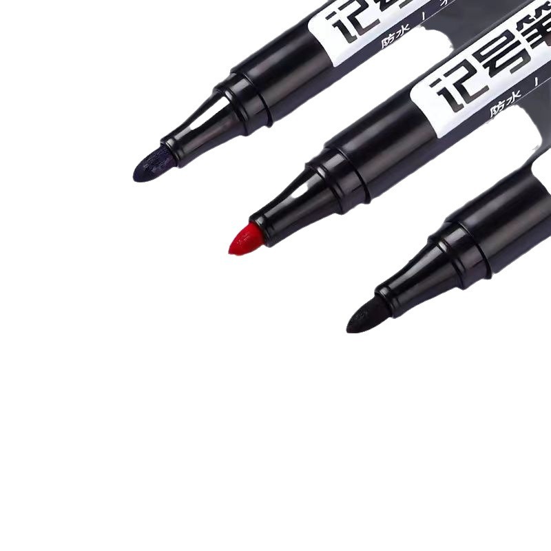 【Mega marker black non-erasable large-head logistics express pen ...