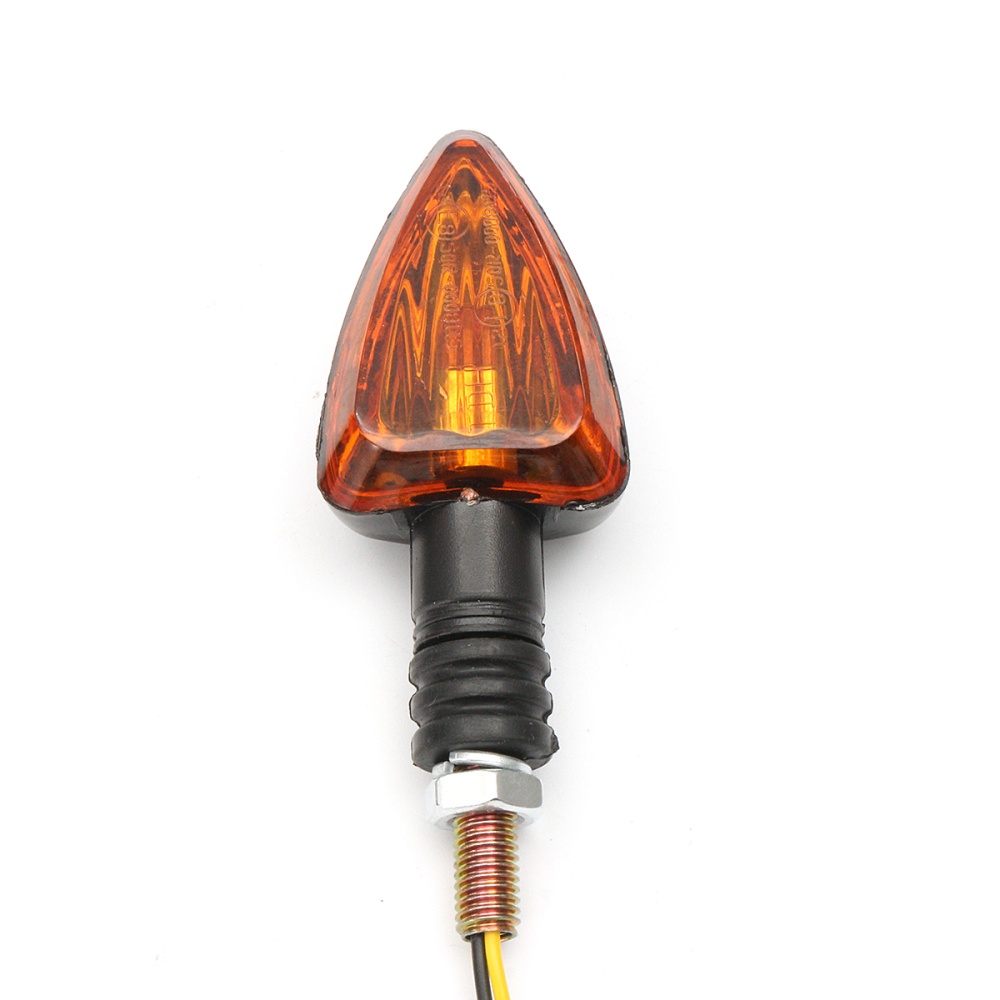 262527581072 Pair Motorcycle Mini Turn Signal Light Blinker 6 LED 8mm ...