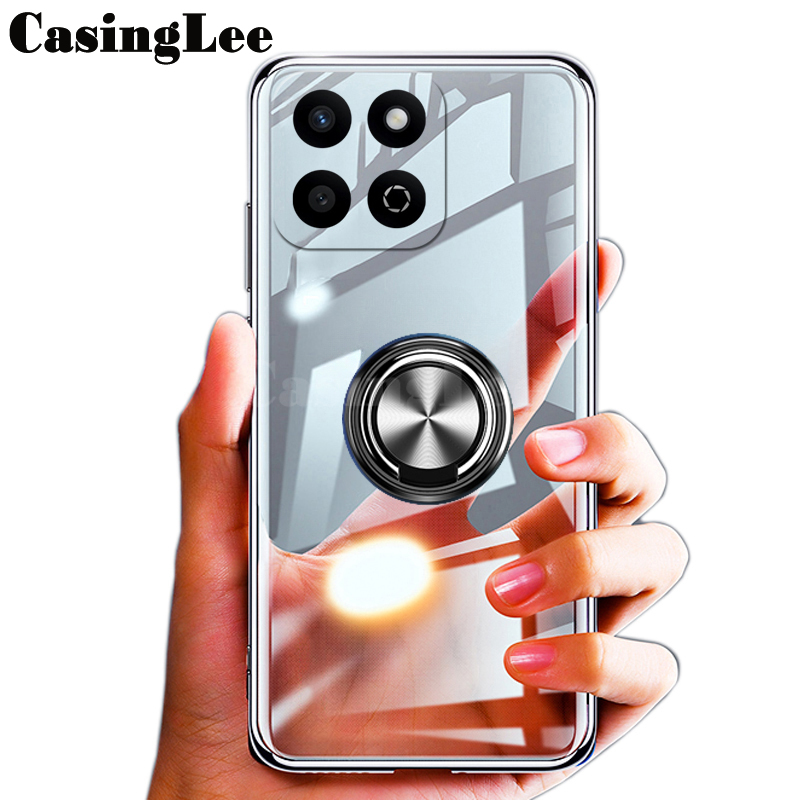 For Honor X7C Case Soft Clear Transparent Car Adsorb Ultrathin Holder ...