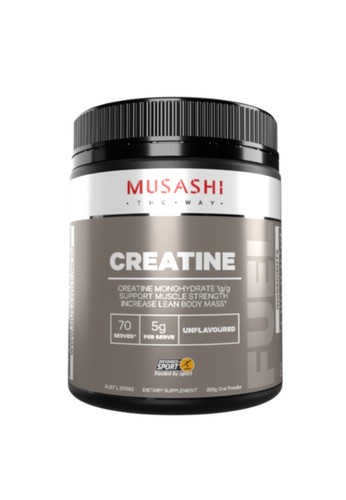 Musashi Creatine 350g ครีเอทีนผง เสริมประสิทธิภาพออกกำลังกาย ไม่มี ...