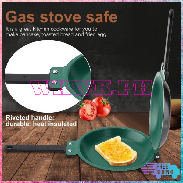 Non-stick Flip Pan Ceramic Pancake Maker Cake Porcelain Frying Pan ...