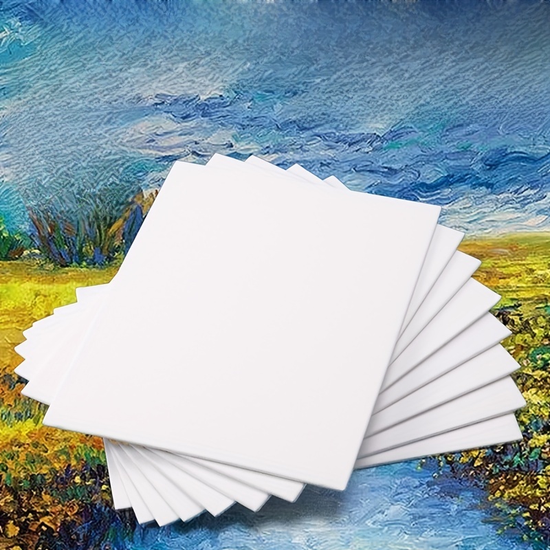 24 Pack Canvas Panels in Bulk,5x7 inch,White Blank,Small Canvas Boards ...
