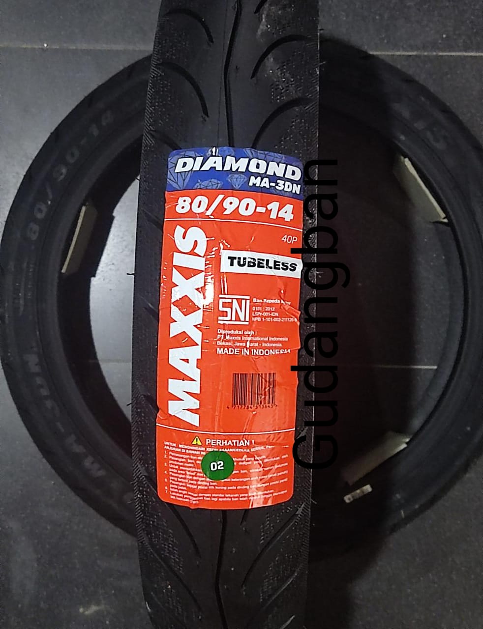 READY STOCK // Maxxis Diamond 80 90 14 MA3DN TUBELESS ban luar motor ...